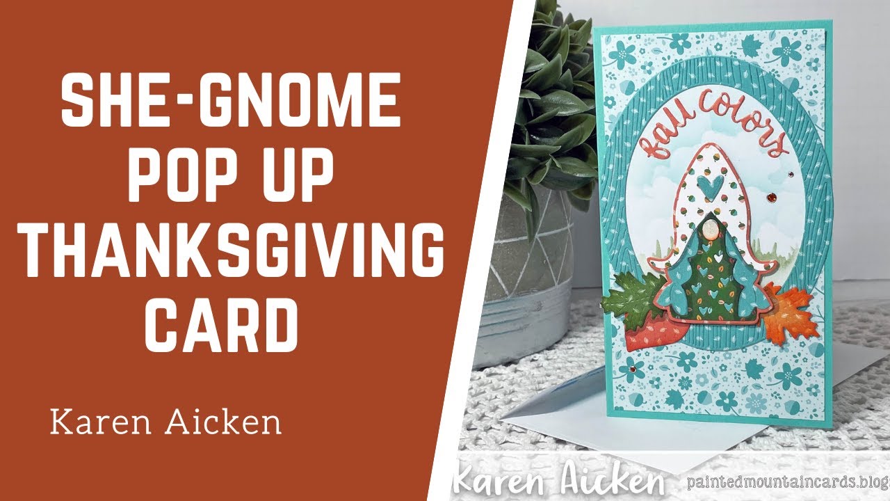 She-Gnome Pop Up Thanksgiving Card - YouTube