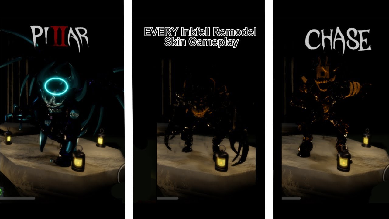 EVERY Inkfell Remodel Skin Gameplay [Pillar Chase 2] - YouTube