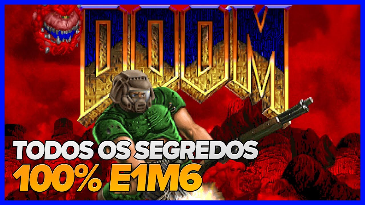 Doom Classic - Central Processing E1M6 - All Secrets - YouTube