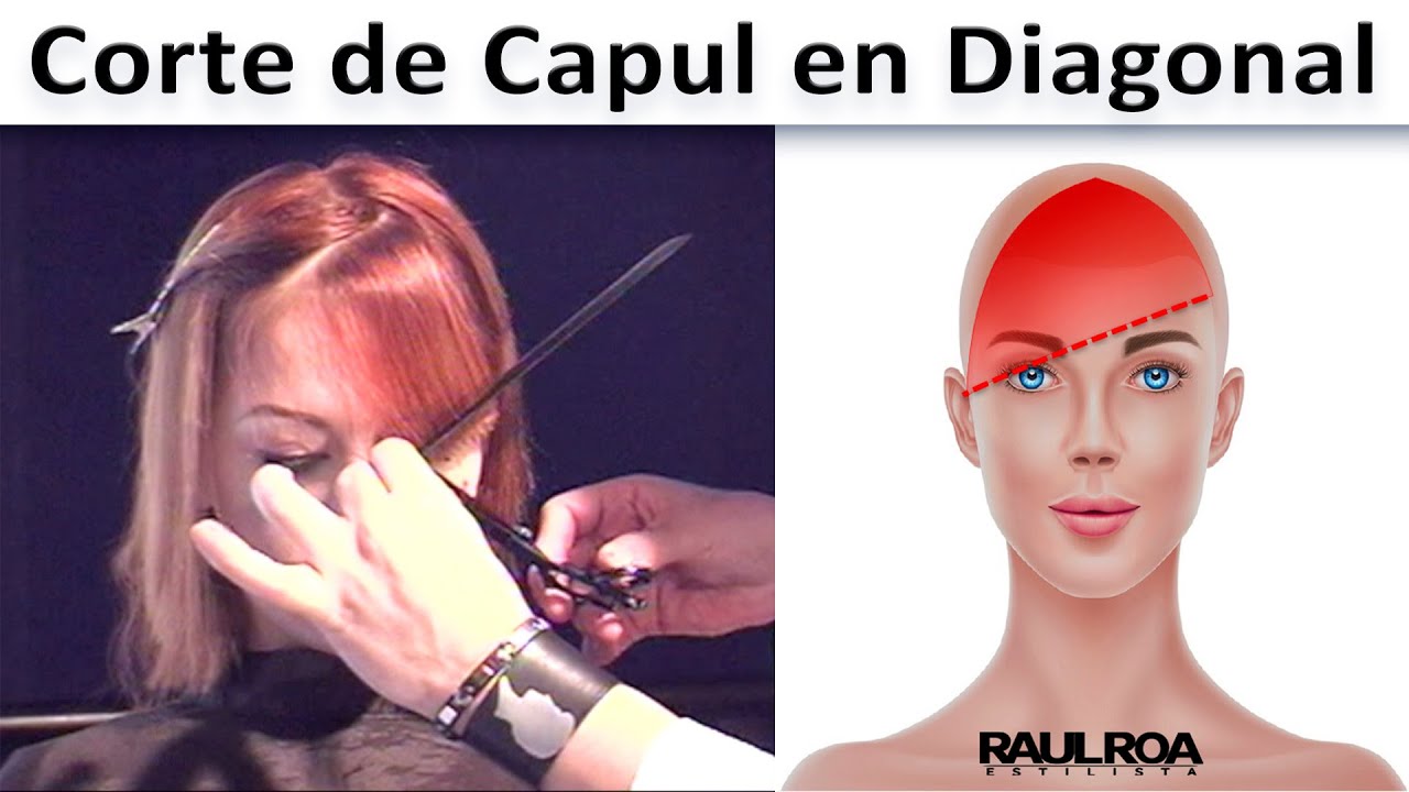 3 Corte de Capul en Diagonal - YouTube