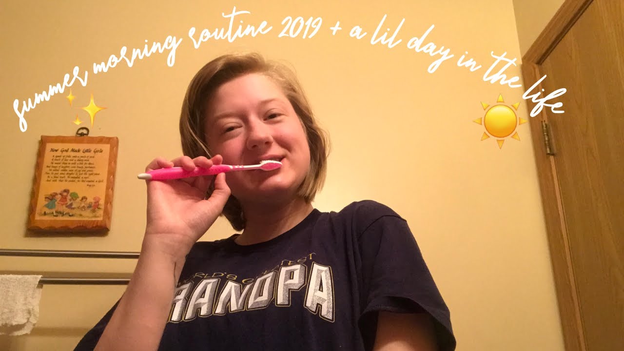 summer morning routine 2019 + a lil day in the life | audrey mead - YouTube