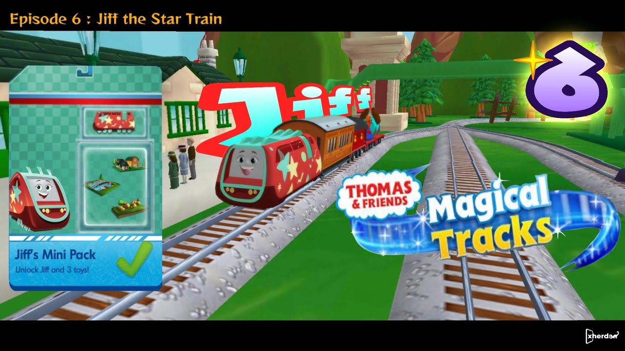 Thomas and Friends Episode 6 : Jiff the Star Train magical tracks with ...