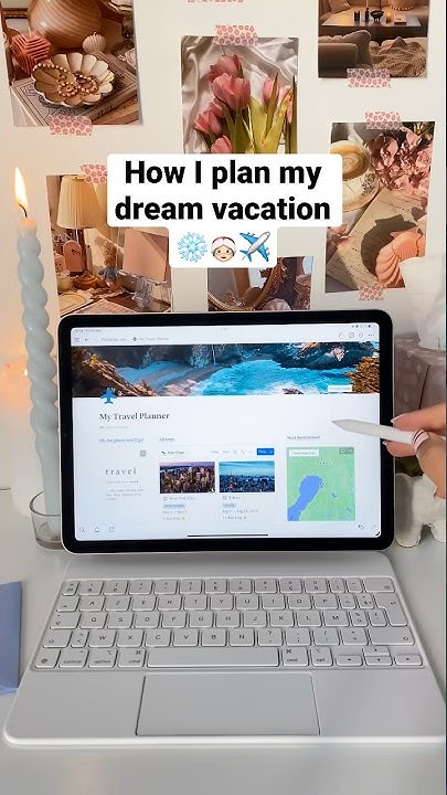 Plan my dream vacation w/ me 🥰 ️🤶🏻 #travelplanner #notion # ...