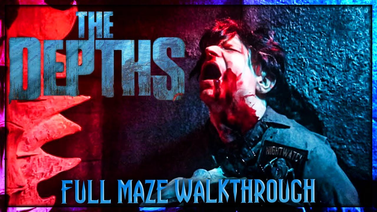 The Depths [NEW] Full Maze Walkthrough HD Knott's Scary Farm 2018 - YouTube