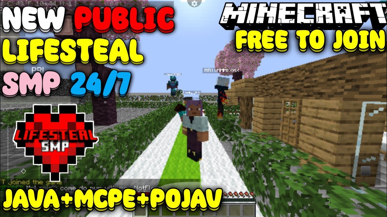 NEW BEST PUBLIC SMP FOR PE+JAVA 1.19 & 1.20 + || FREE TO JOIN | IP+PORT ...