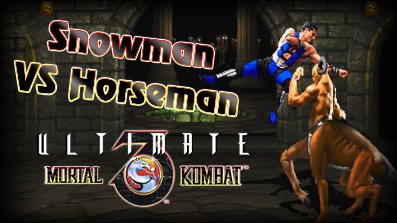 Ultimate Mortal Kombat 3 Arcade - Snowman VS Horseman! (Sub-Zero) - YouTube