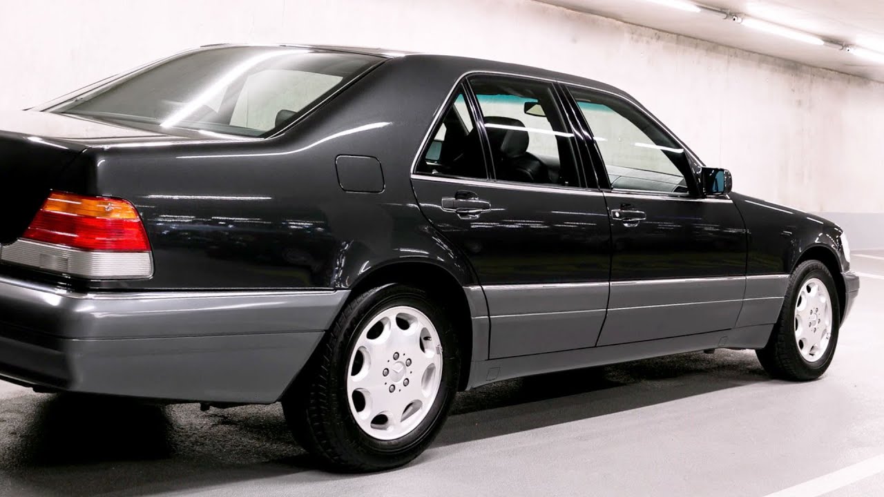 w140 Mercedes-Benz S 320 the base model S-class, 1994 - YouTube