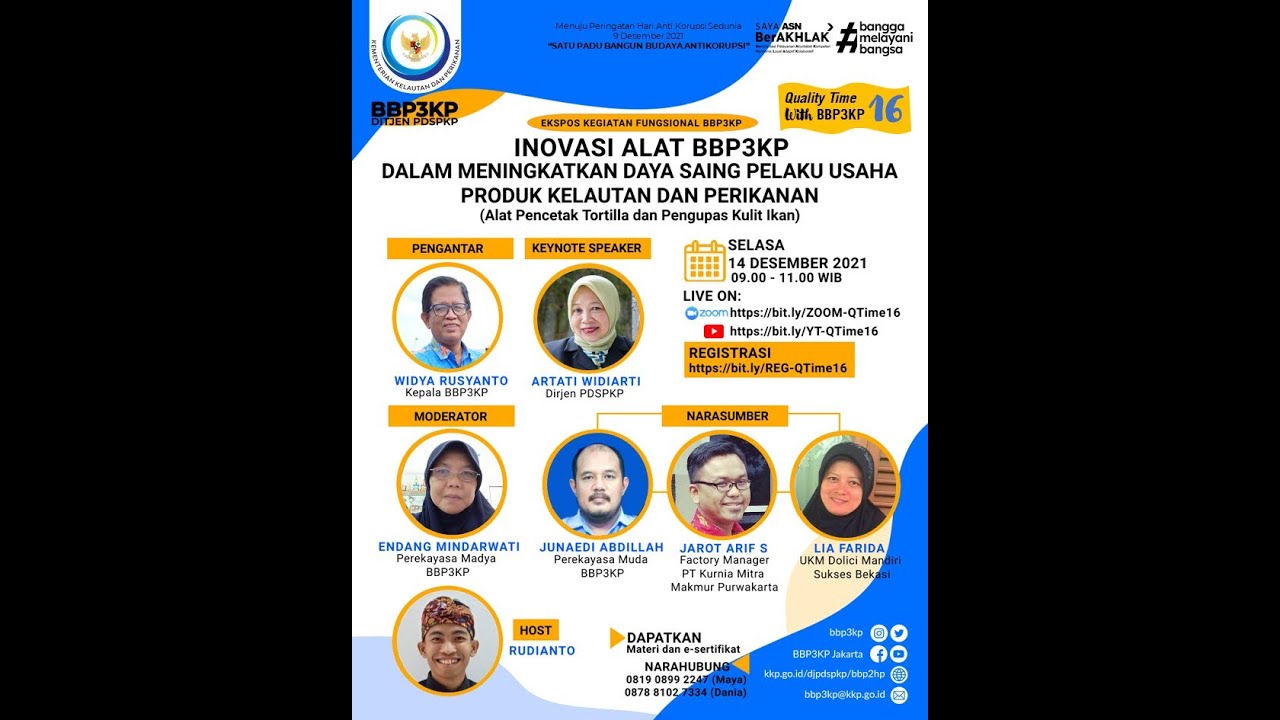Quality Time BBP3KP #16: Inovasi Alat BBP3KP dalam Meningkatkan Daya ...