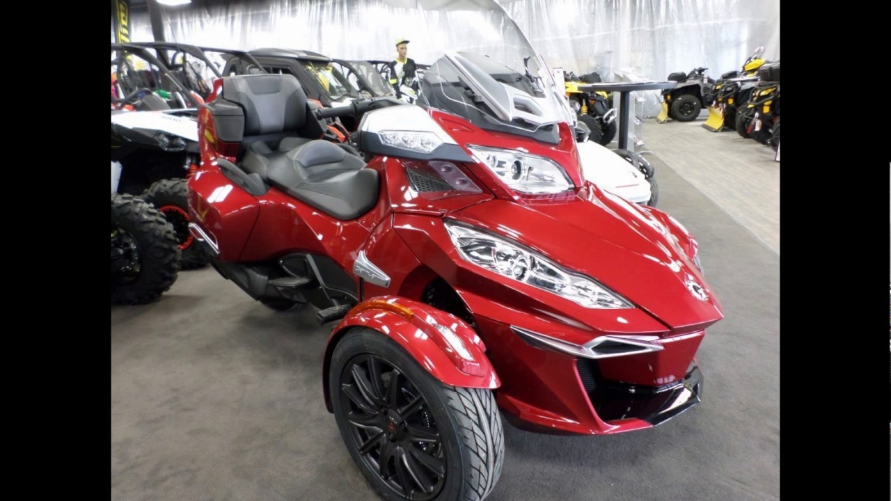 2016 Can-Am Spyder RT-S Intense Red Pearl - YouTube