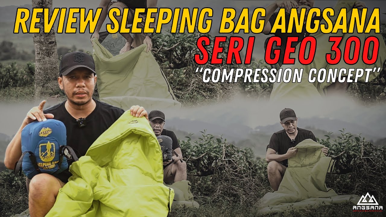 REVIEW SLEEPING BAG ANGSANA SERI GEO 300 - YouTube