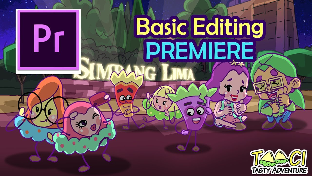 Basic editing PREMIERE | tutorial animasi 01 | nganimasi Indonesia ...
