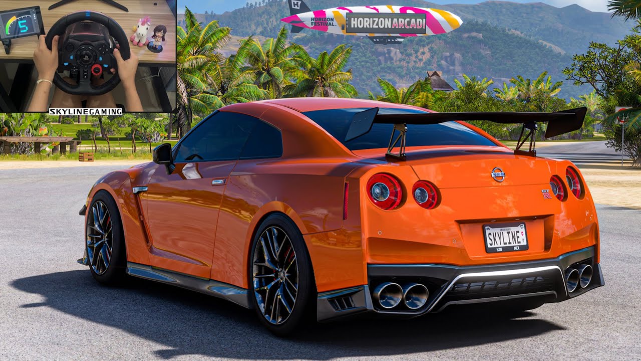 2017 NISSAN GTR R35 | Forza Horizon 5 | Logitech G29 Gameplay - YouTube
