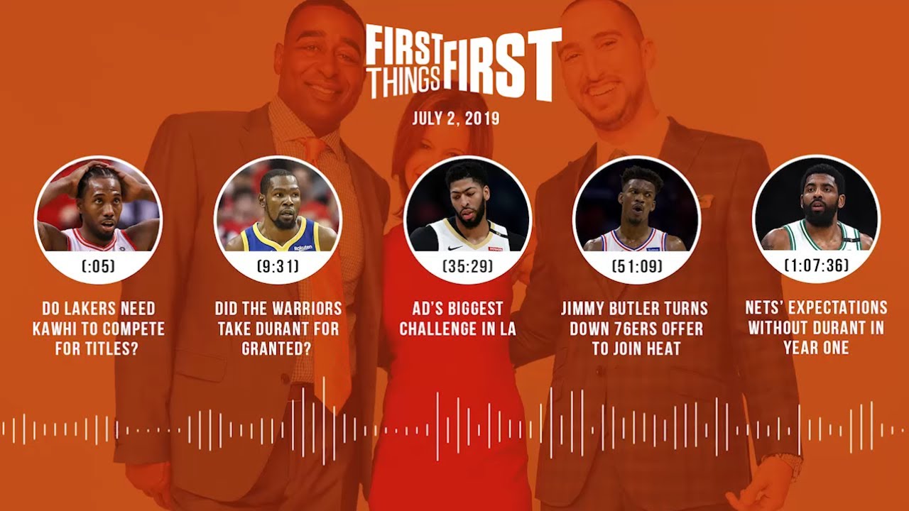First Things First audio podcast (7.2.19) Cris Carter, Nick Wright ...