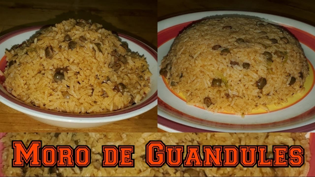 Arroz con Guandules - Moro de Guandules - YouTube