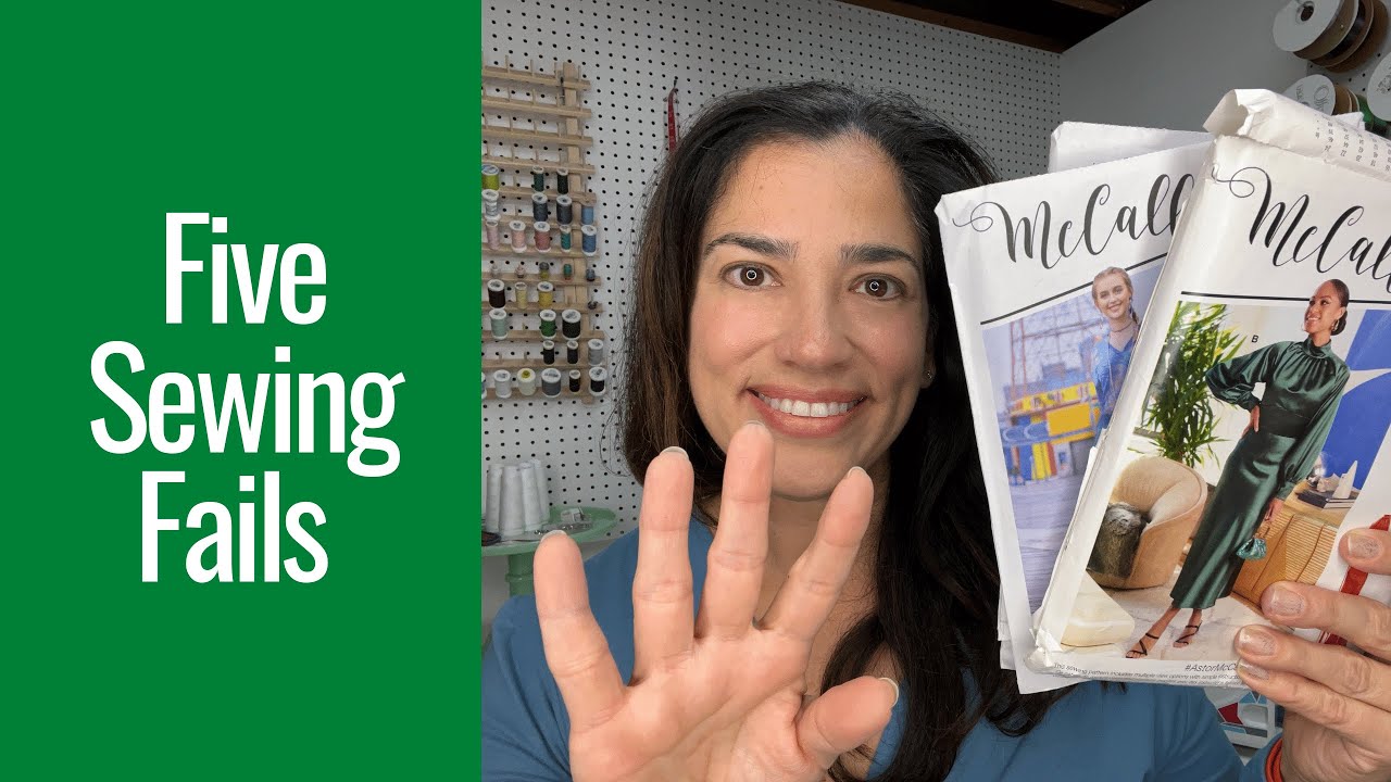 Five Sewing Fails - YouTube