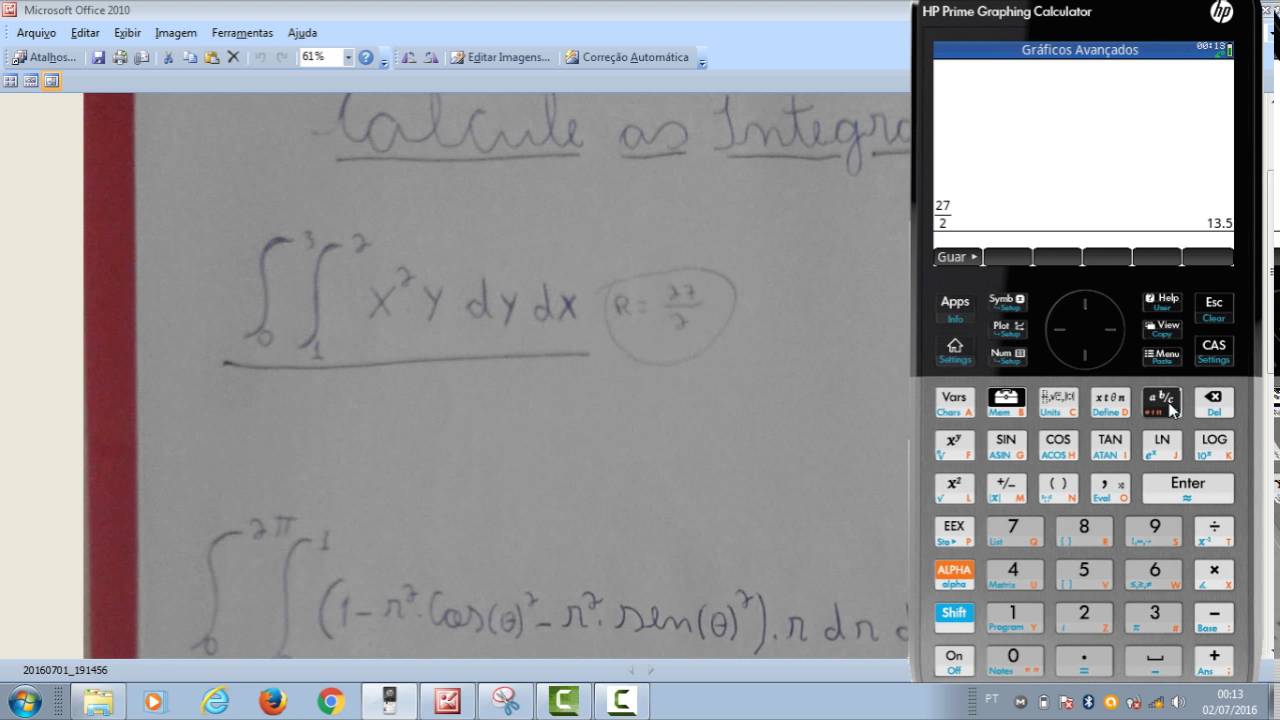 Como resolver Integral com a HP Prime - YouTube