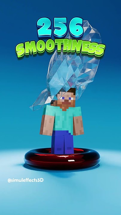 Blender 3D Cloth simulation Minecraft 🔥💣💥| #blender3danimation # ...