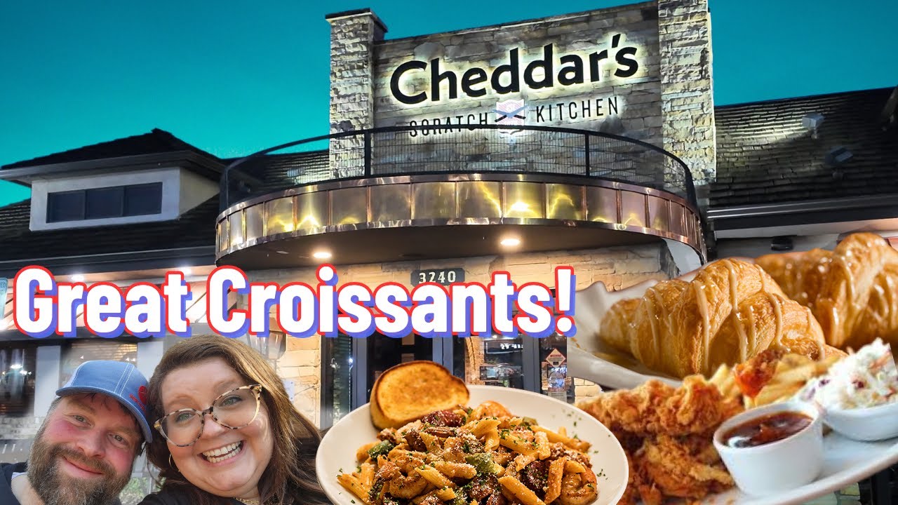 Cheddar's Scratch Kitchen Review - Great Croissants? - NEW hot honey ...