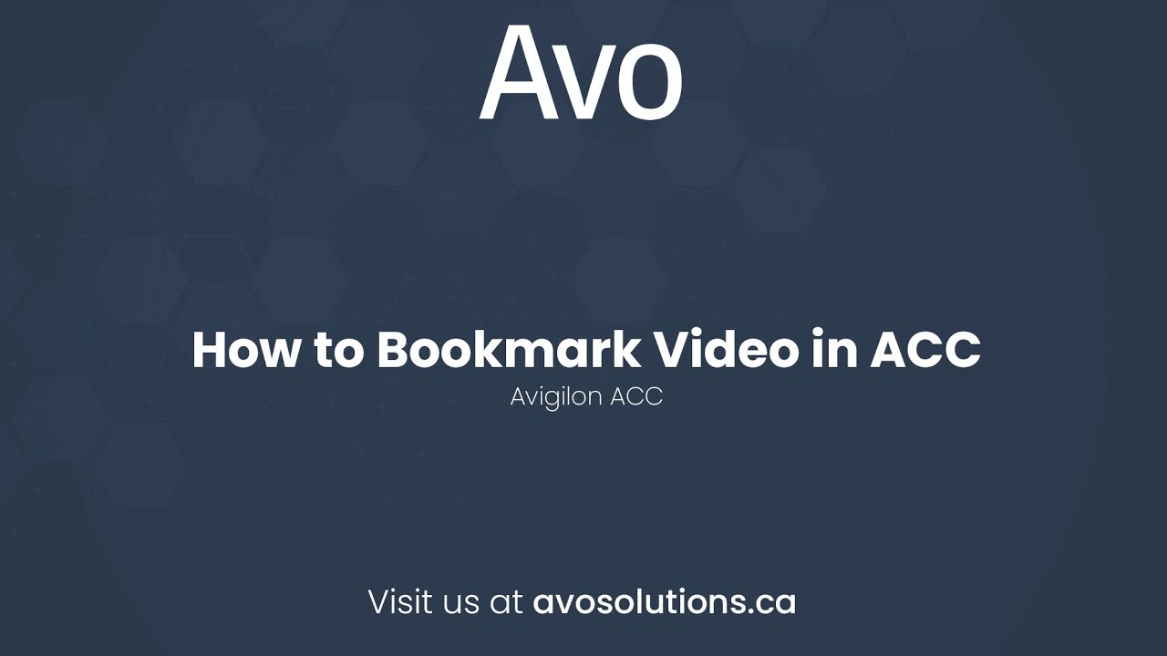 How to Bookmark Video in ACC - YouTube