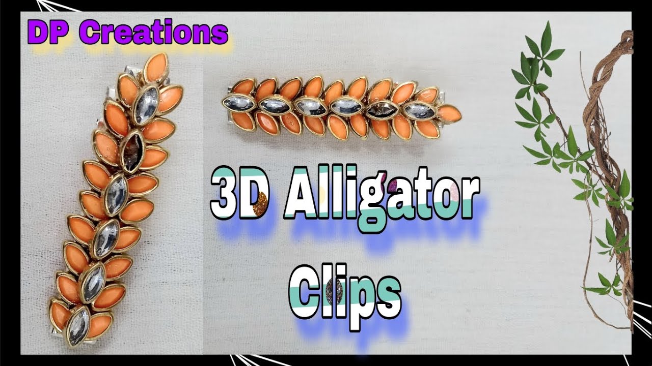 Avoid These Mistakes in Hair Clips Making: 3D Alligator Clip Design # ...