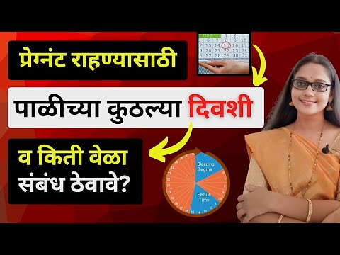 🔥 लवकर प्रेग्नंसी राहण्यासाठी कधी संबंध ठेवावे? Divas Rahnyasathi Kay Karave? How To Conceive Fast?