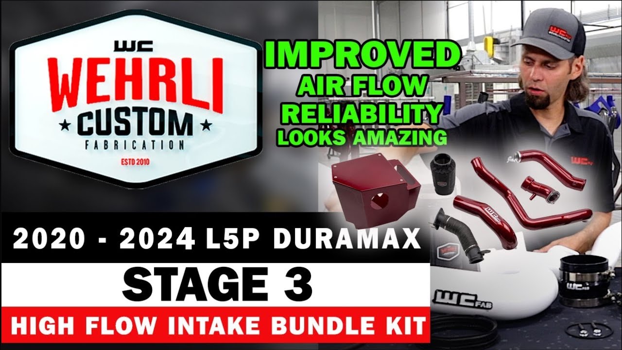 WCFab 2020 - 2025 L5P Duramax Stage 3 High Flow Intake Bundle Kit - YouTube