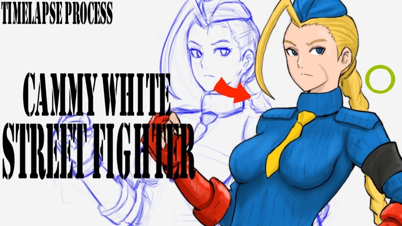 Cammy White (Alternate Costume) Street Fighter - Drawing Stream ...