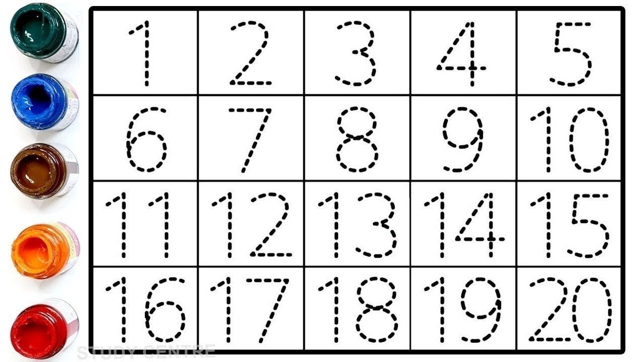 Learning Numbers one two Three Counting Numbers for Kids,1234, learn to ...