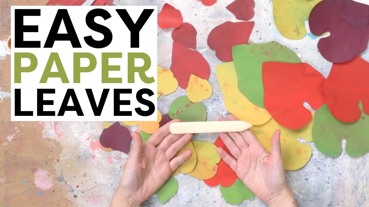 Create Beautiful Paper Leaves in 4 Simple Steps | HGTV Handmade - YouTube