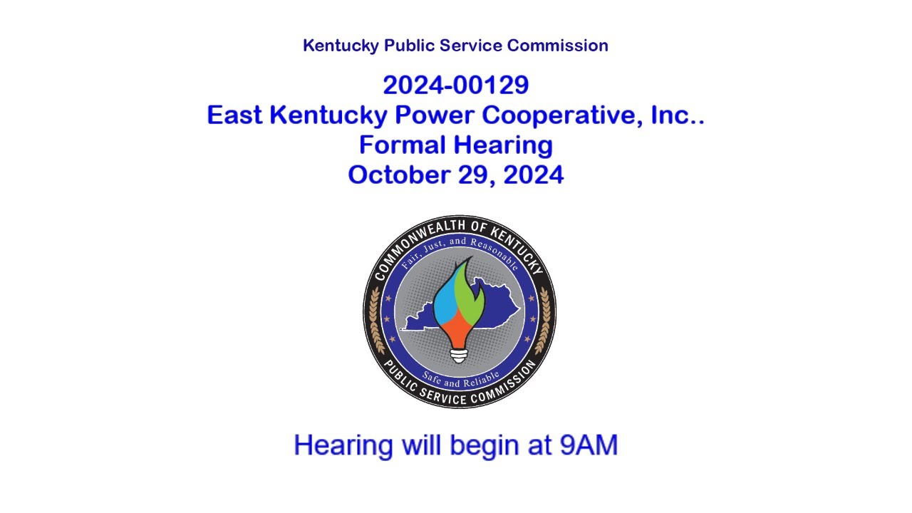 2024-00129, East Kentucky Power Cooperative, Inc. - YouTube