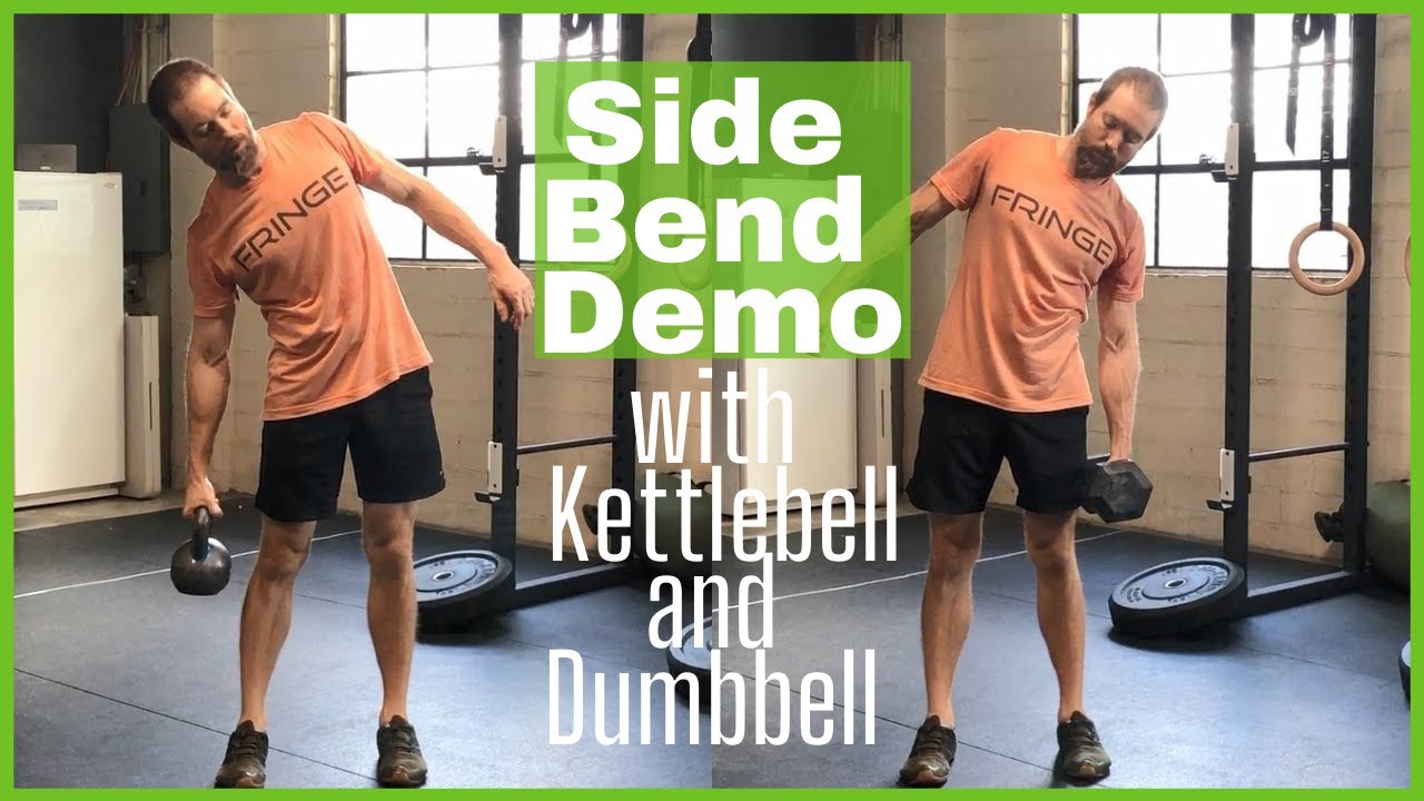 Demo: Side Bends with Kettlebell and with Dumbbell - YouTube