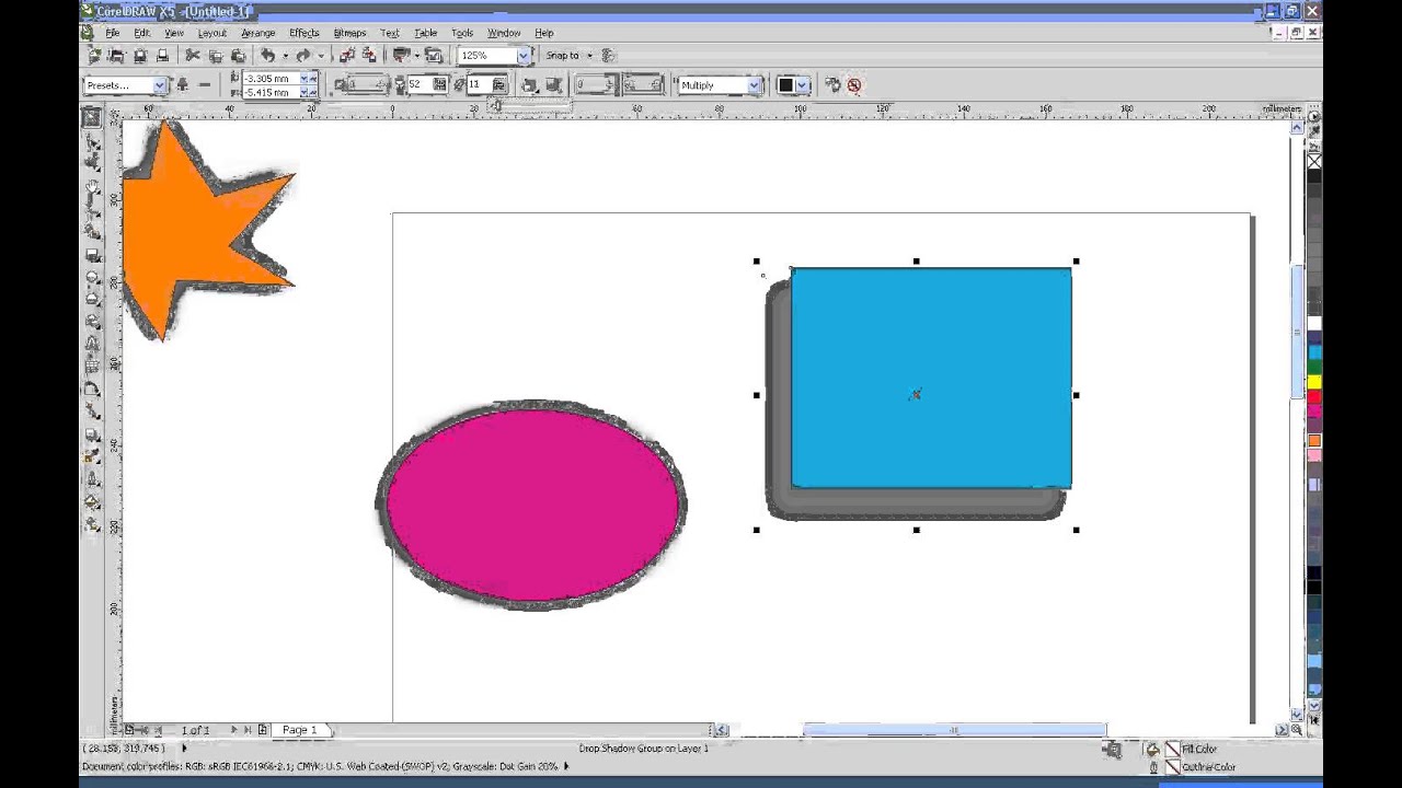 Corel Draw X5 Tutorial Drop Shadow Tool Full Free Video Training DVD corel-draw-x5-tutorial-drop-shadow-tool-full-free-video-training-dvd