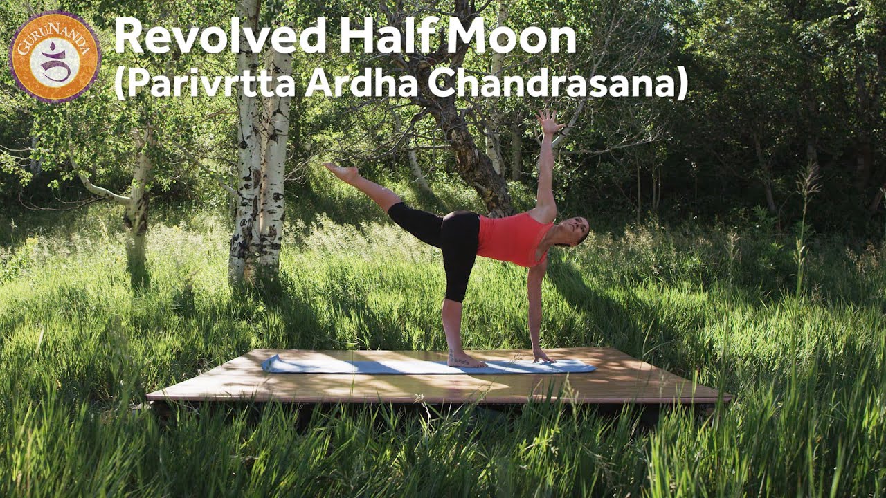 Revolved Half Moon Pose (Parivrtta Ardha Chandrasana) - YouTube