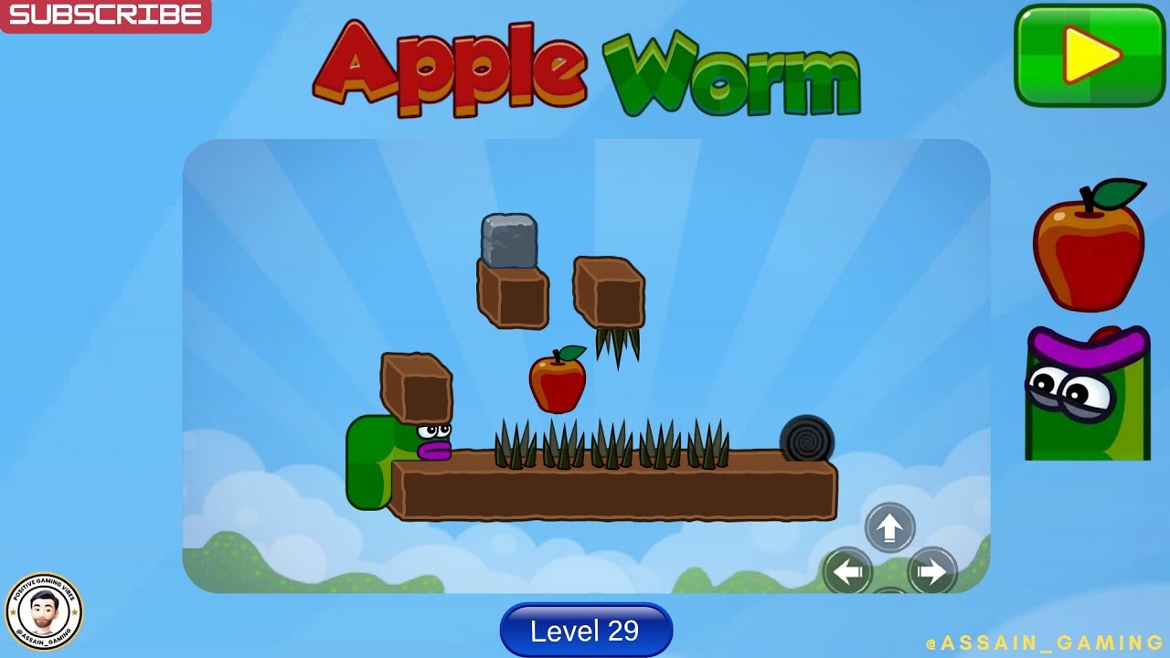 Apple Worm Level 29 - YouTube