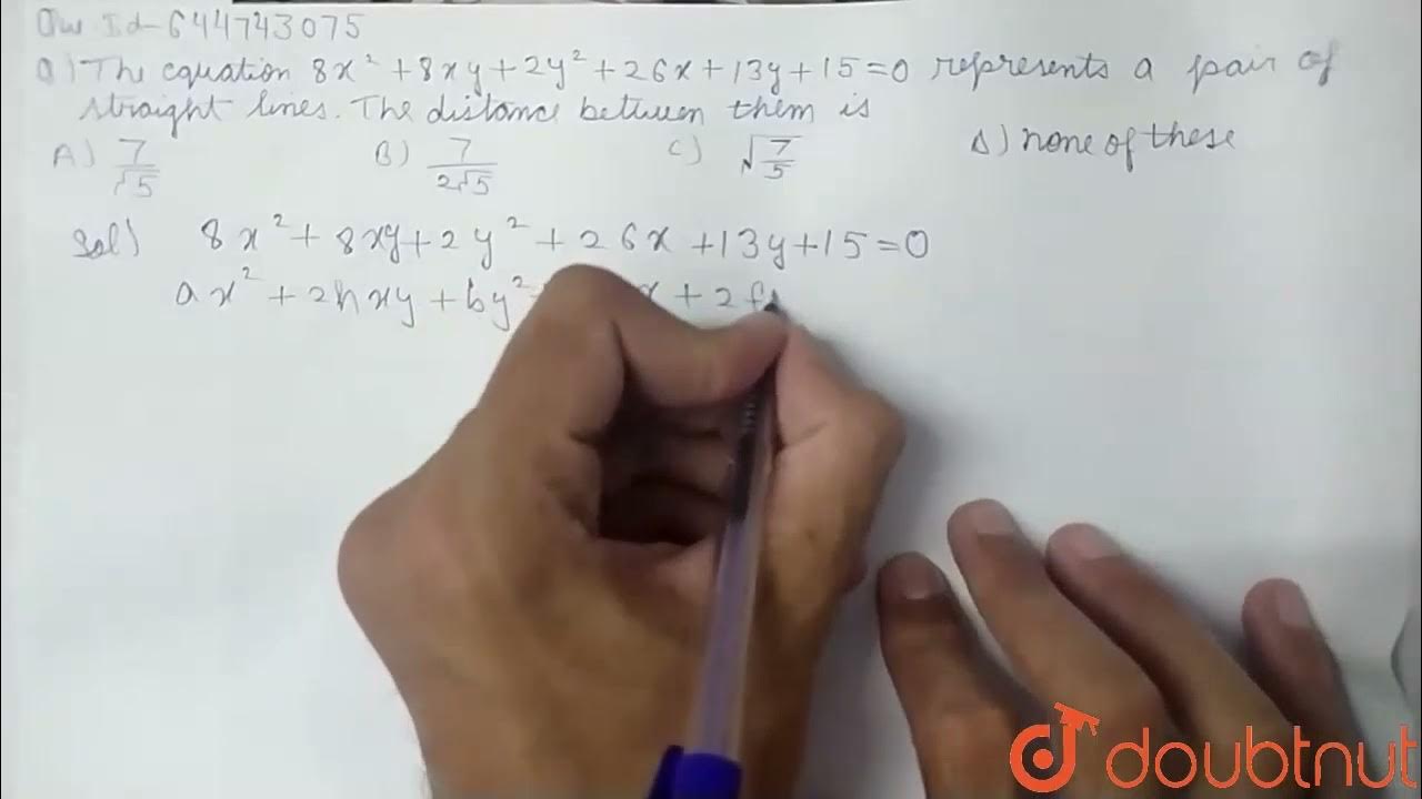 the-equation-8x-2-8xy-2y-2-26x-13y-15-0-represents-a-pair-of