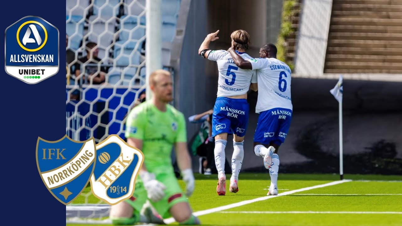 IFK Norrköping - Halmstads BK (1-0) | Höjdpunkter - YouTube