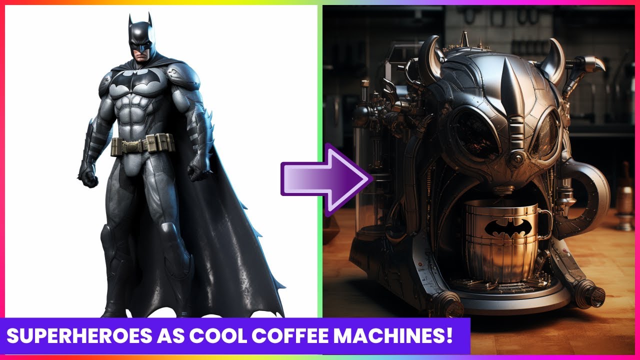 SUPERHEROES but COOL COFFEE MACHINES! 💥 BEST Characters (Marvel & DC ...