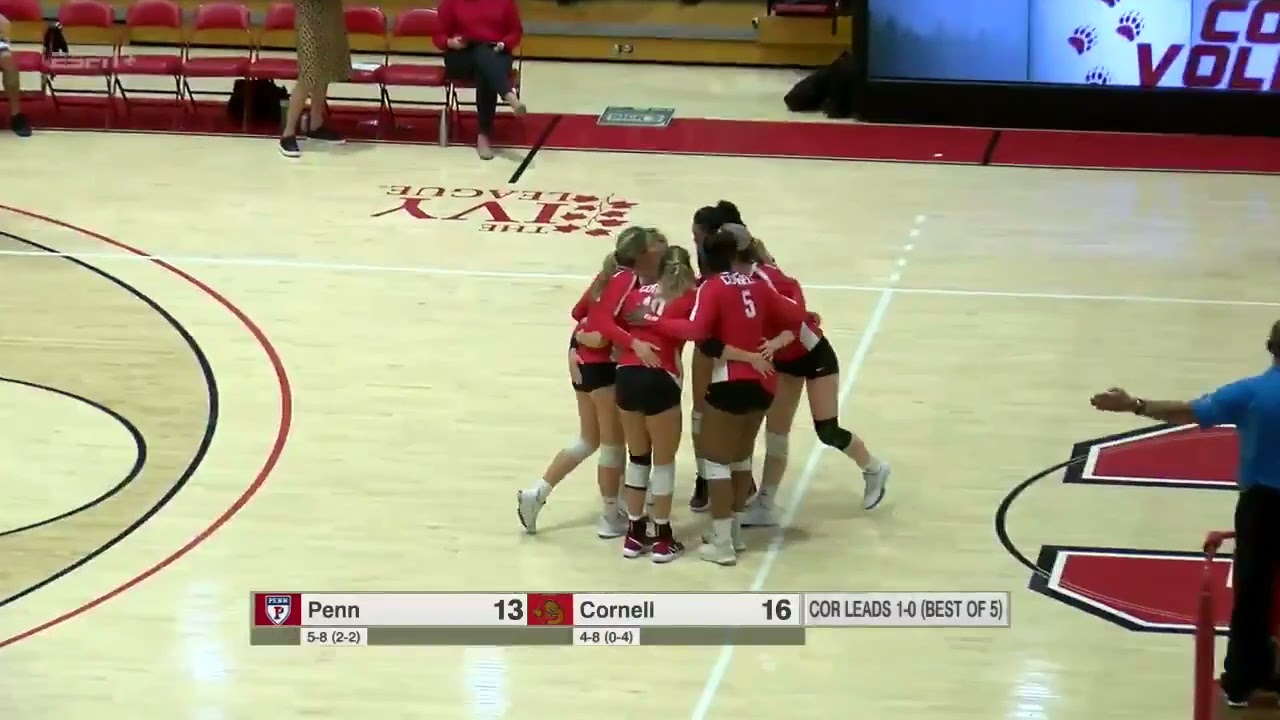 Highlights: Cornell Women's Volleyball vs Penn - 10/9/21 - YouTube