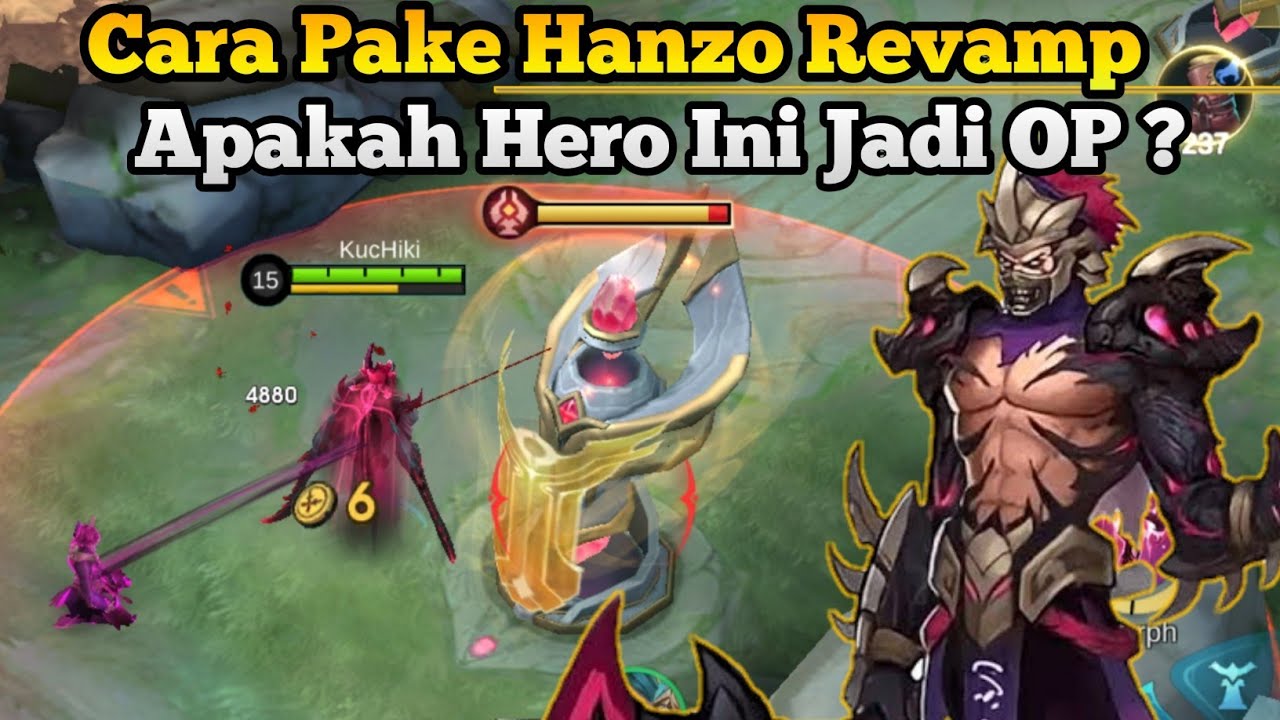Cara Menggunakan Hanzo Revamp - Build Dan Emblem Hanzo Revamp - YouTube