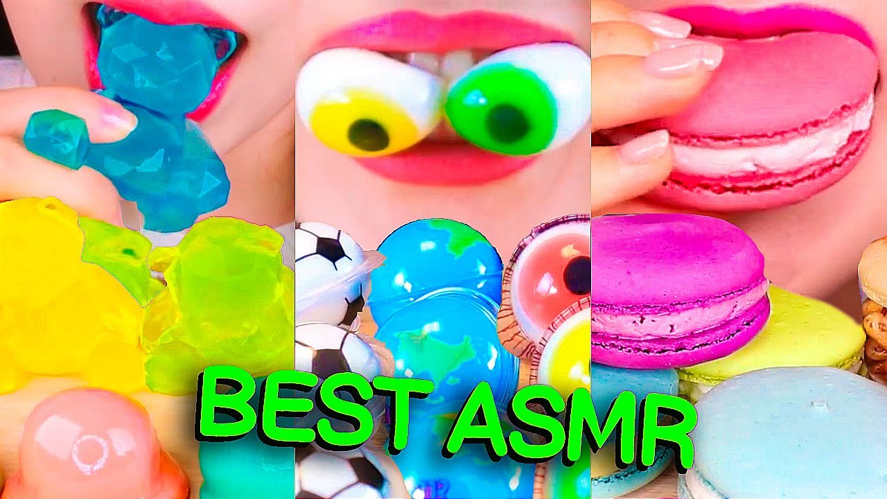 Best of Asmr eating compilation - HunniBee, Jane, Kim and Liz, Abbey ...