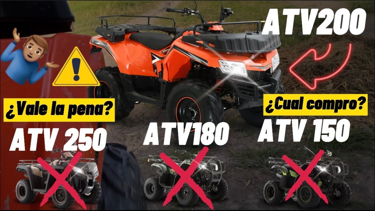 ATV150 ATV180 ATV200 ATV250. ¿Valen La Pena Las Cuatrimoto De Italika ...