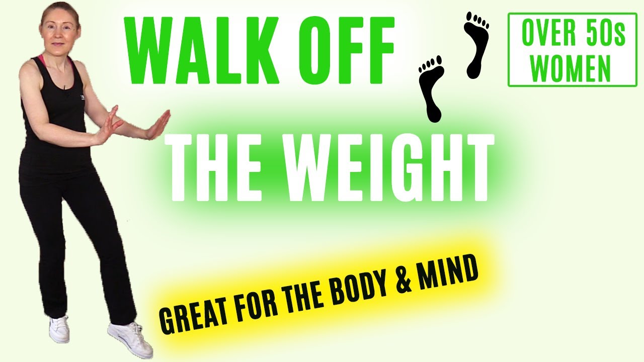 WALK OFF THE WEIGHT AT HOME - LOW IMPACT FAT BURNING CARDIO WORKOUT FOR ...