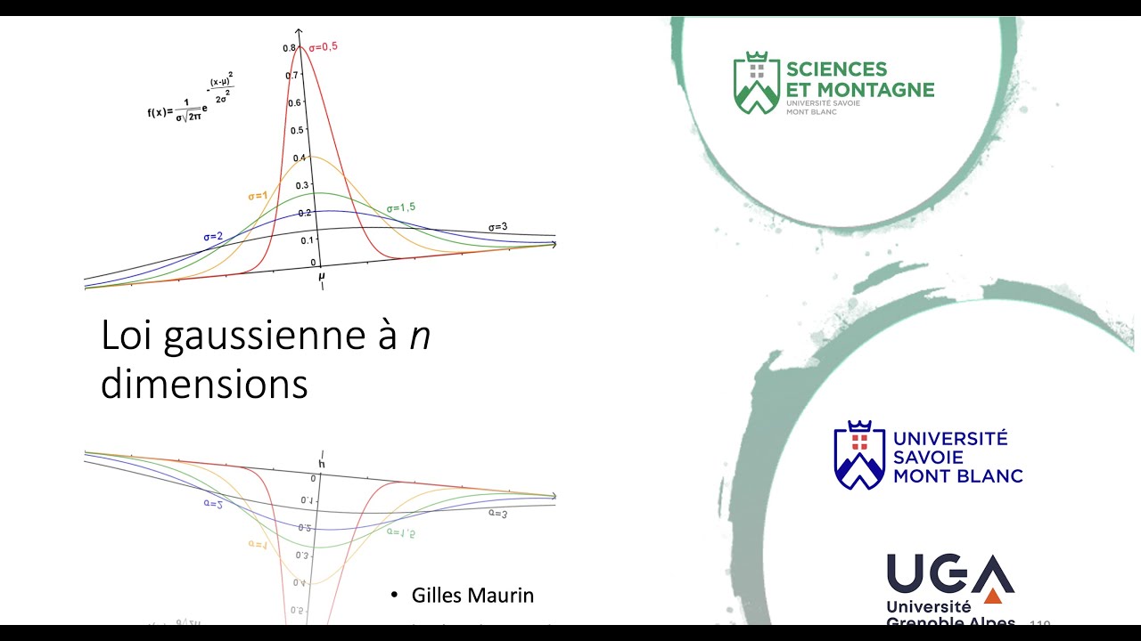 Loi gaussienne à n dimensions (cours) - YouTube