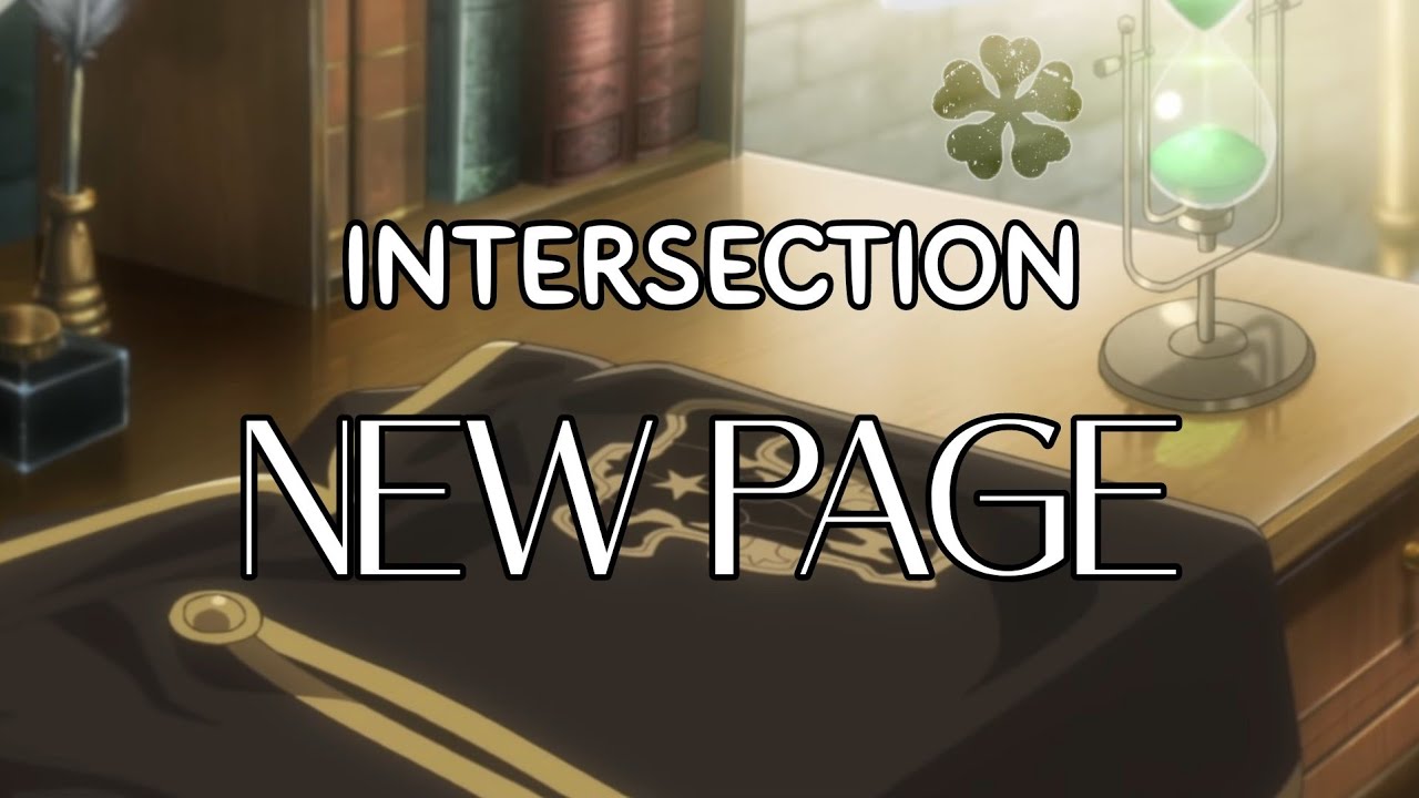 Intersection - 'New Page' - fácil pronunciación - YouTube