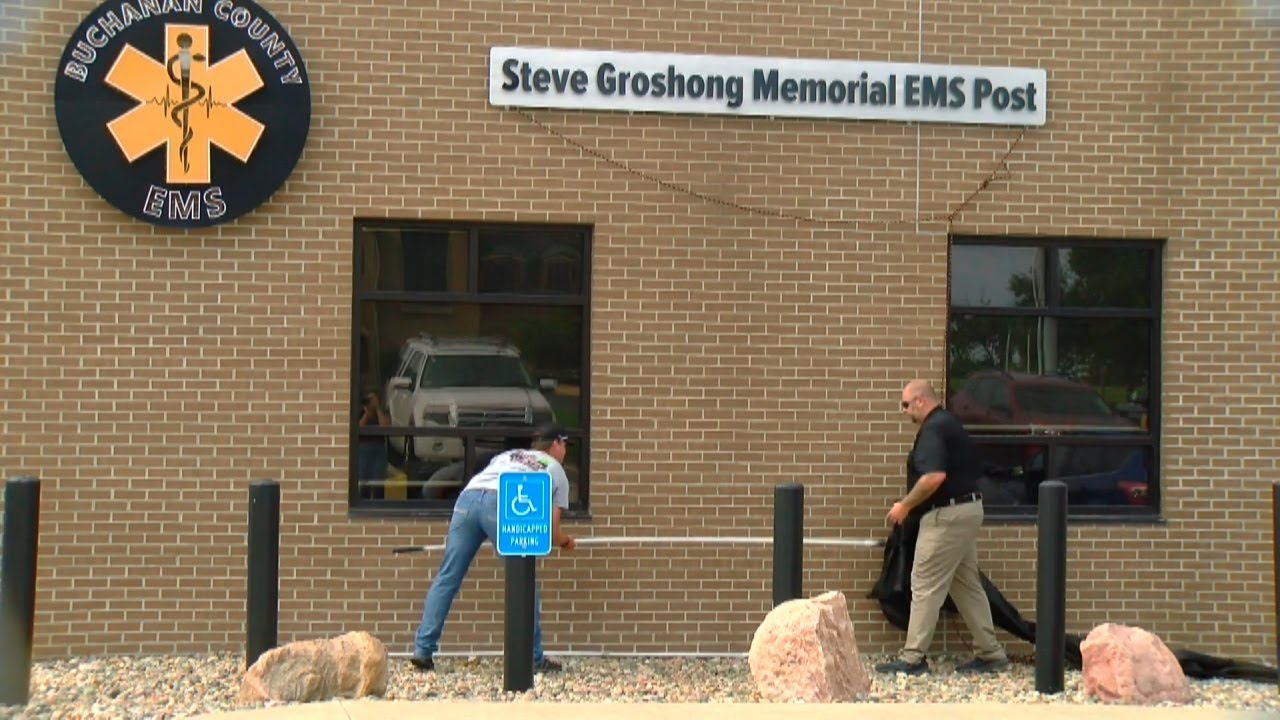 Buchanan County EMS honors the legacy of Steve Groshong - YouTube