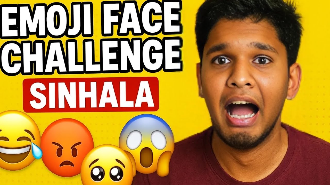 😂 Sinhala Emoji Face Challenge | Funniest Sri Lankan Reactions 2025 # ...
