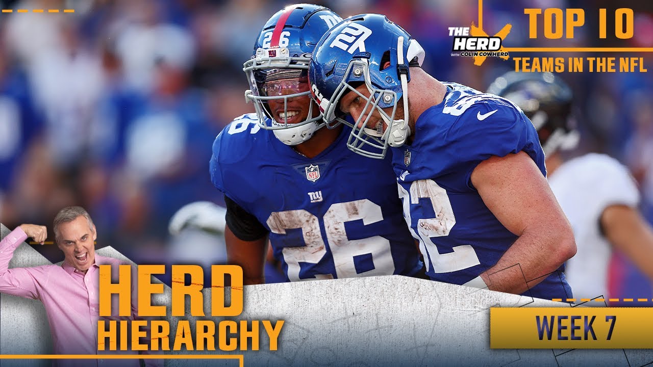 Herd Hierarchy: Giants, Patriots land in Colin's Top 10 teams heading ...