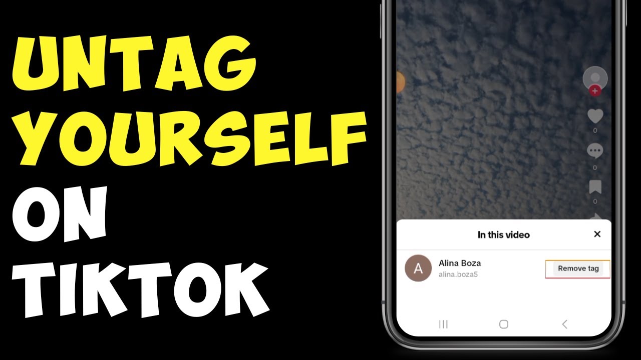 How To Untag Yourself On TikTok (2024) - YouTube