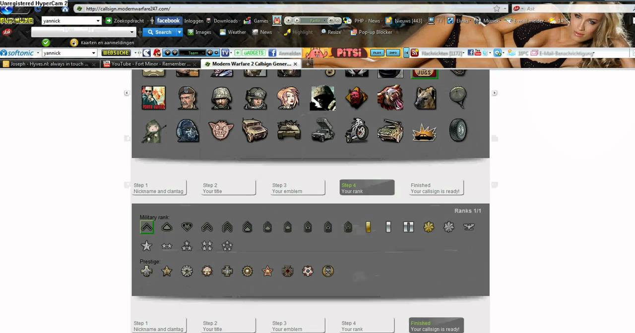 Call of duty Modern Warfare 2 Callsign Generator - YouTube