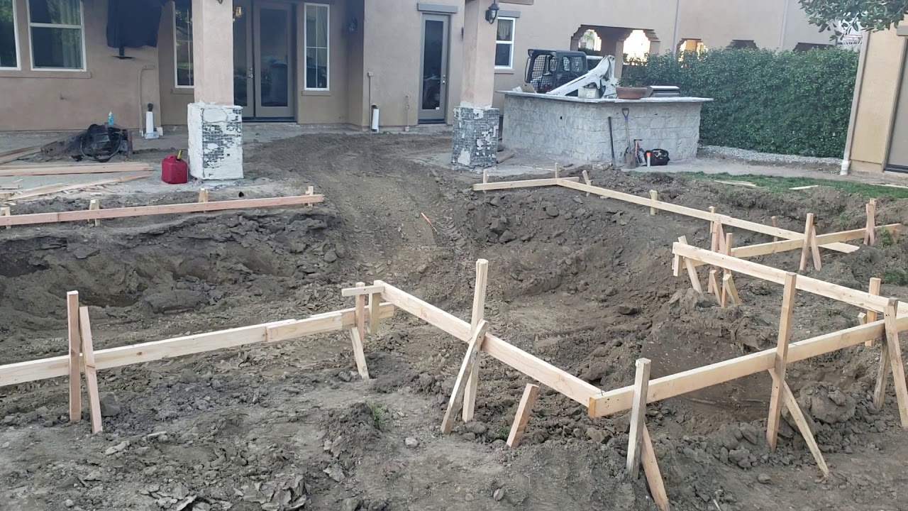 Pool Construction and Demolition Day 5 - YouTube